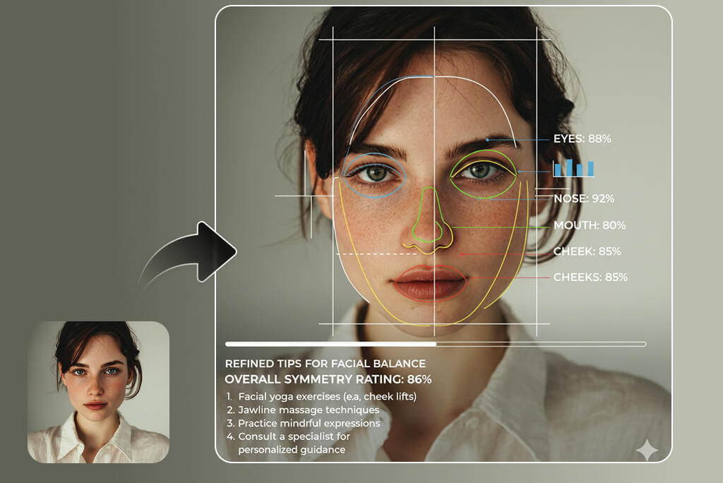 Free AI Face Symmetry Test: Check Face Symmetry Online